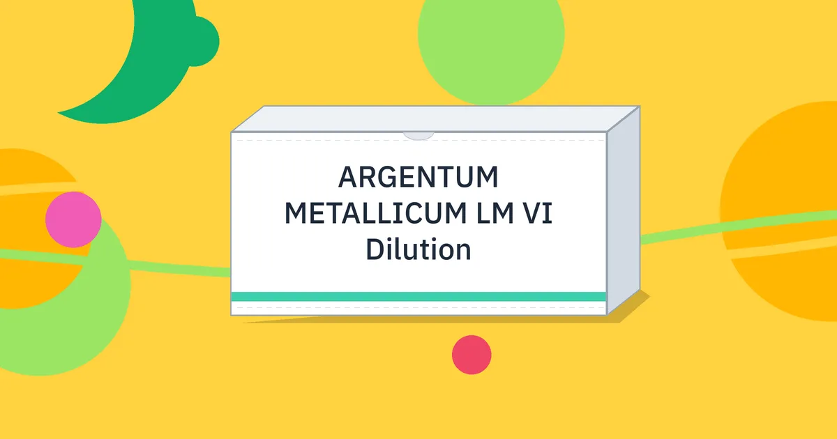 Symbolbild: Packung mit der Aufschrift ARGENTUM METALLICUM LM VI Dilution (PZN 02667719) – Verfügbarkeit und Bezug in Apotheken in Frankfurt am Main