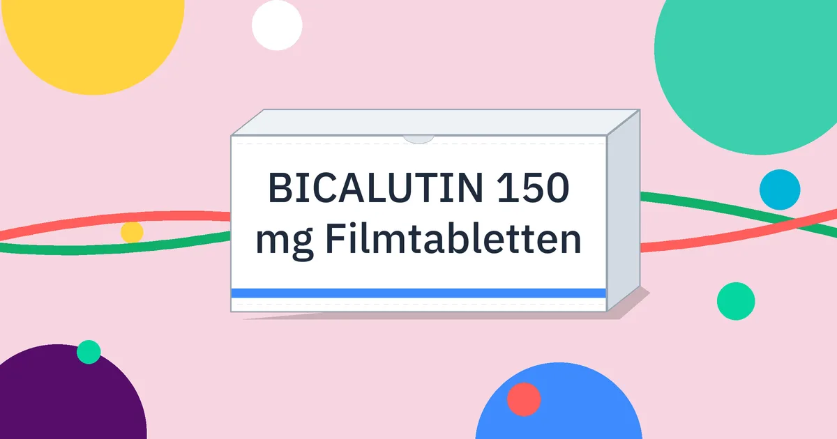 Symbolbild: Packung mit der Aufschrift BICALUTIN 150 mg Filmtabletten (PZN 07021034) – Verfügbarkeit und Bezug in Apotheken in Frankfurt am Main
