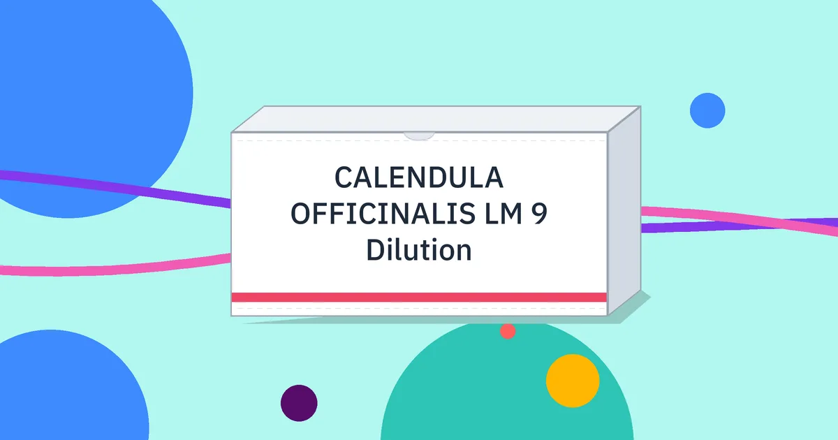 Symbolbild: Packung mit der Aufschrift CALENDULA OFFICINALIS LM 9 Dilution (PZN 09650248) – Verfügbarkeit und Bezug in Apotheken in Frankfurt am Main