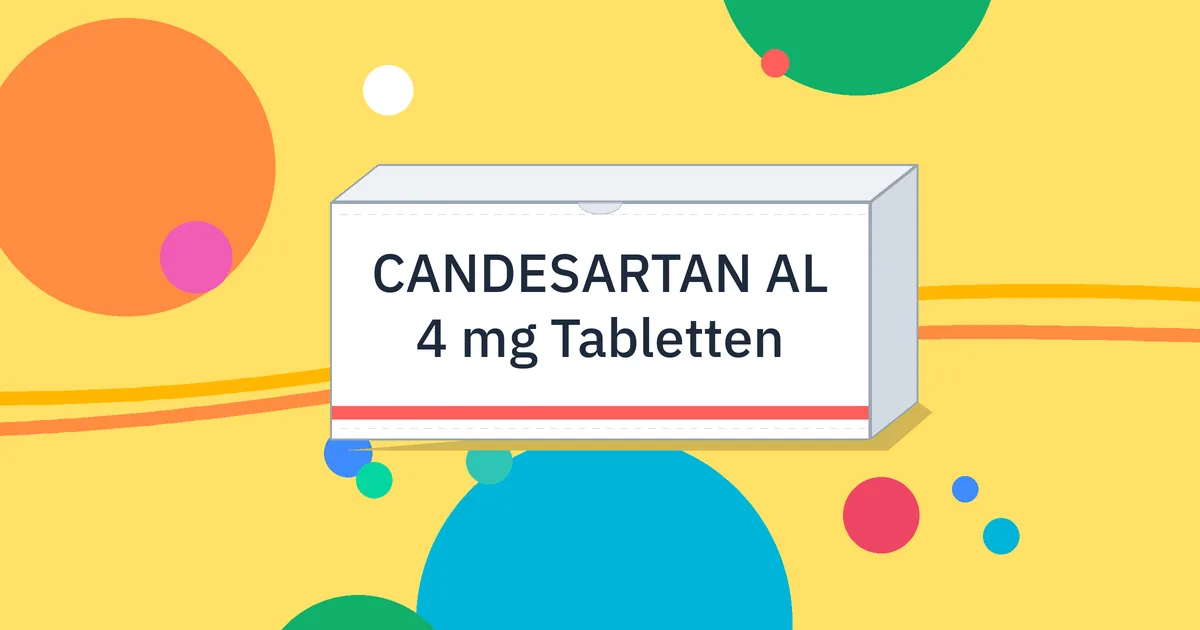Symbolbild: Packung mit der Aufschrift CANDESARTAN AL 4 mg Tabletten (PZN 18239871) – Verfügbarkeit und Bezug in Apotheken in Frankfurt am Main