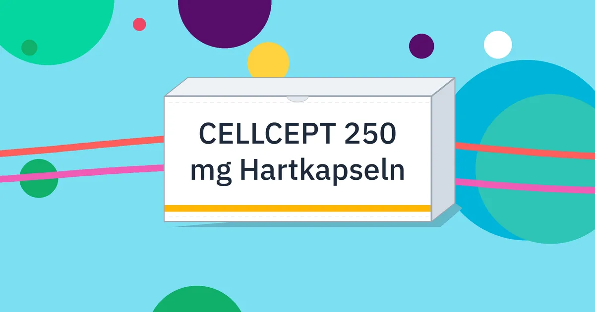 Symbolbild: Packung mit der Aufschrift CELLCEPT 250 mg Hartkapseln (PZN 09505747) – Verfügbarkeit und Bezug in Apotheken in Frankfurt am Main