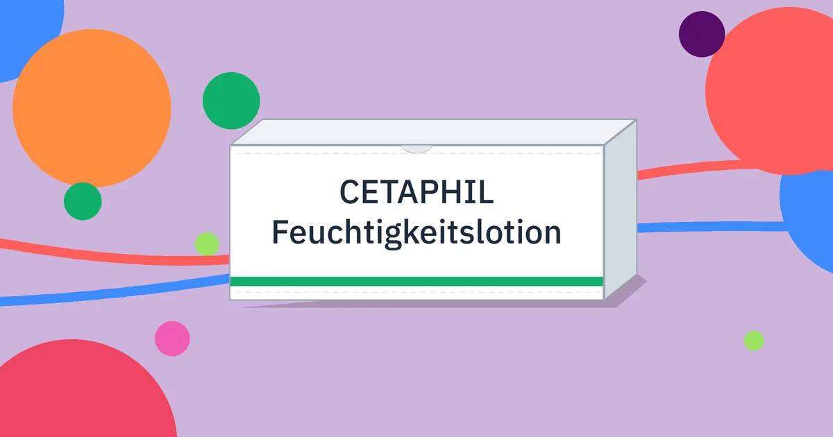 Symbolbild: Packung mit der Aufschrift CETAPHIL Feuchtigkeitslotion (PZN 19140560) – Verfügbarkeit und Bezug in Apotheken in Frankfurt am Main