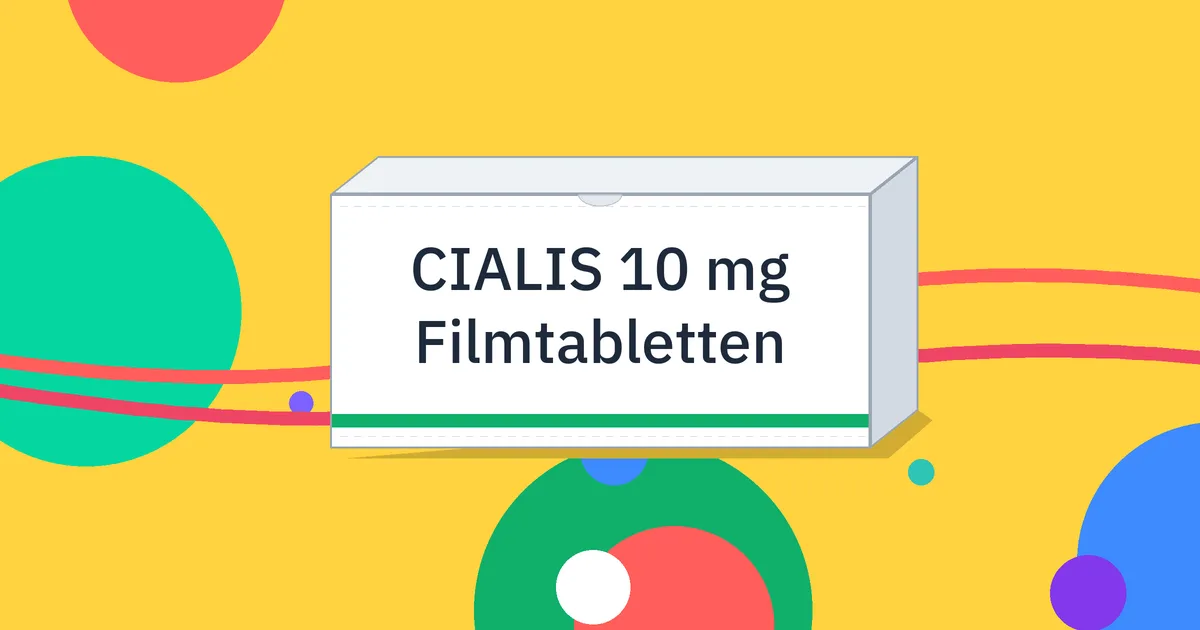 Symbolbild: Packung mit der Aufschrift CIALIS 10 mg Filmtabletten (PZN 08796978) – Verfügbarkeit und Bezug in Apotheken in Frankfurt am Main