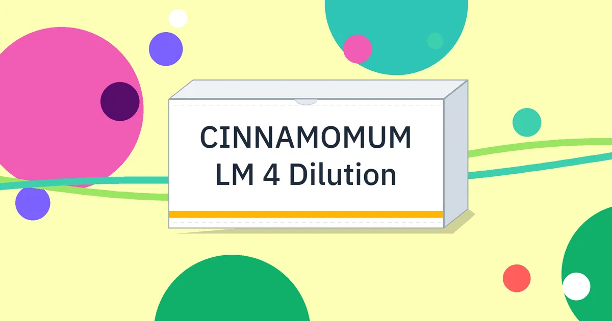 Symbolbild: Packung mit der Aufschrift CINNAMOMUM LM 4 Dilution (PZN 12820748) – Verfügbarkeit und Bezug in Apotheken in Frankfurt am Main