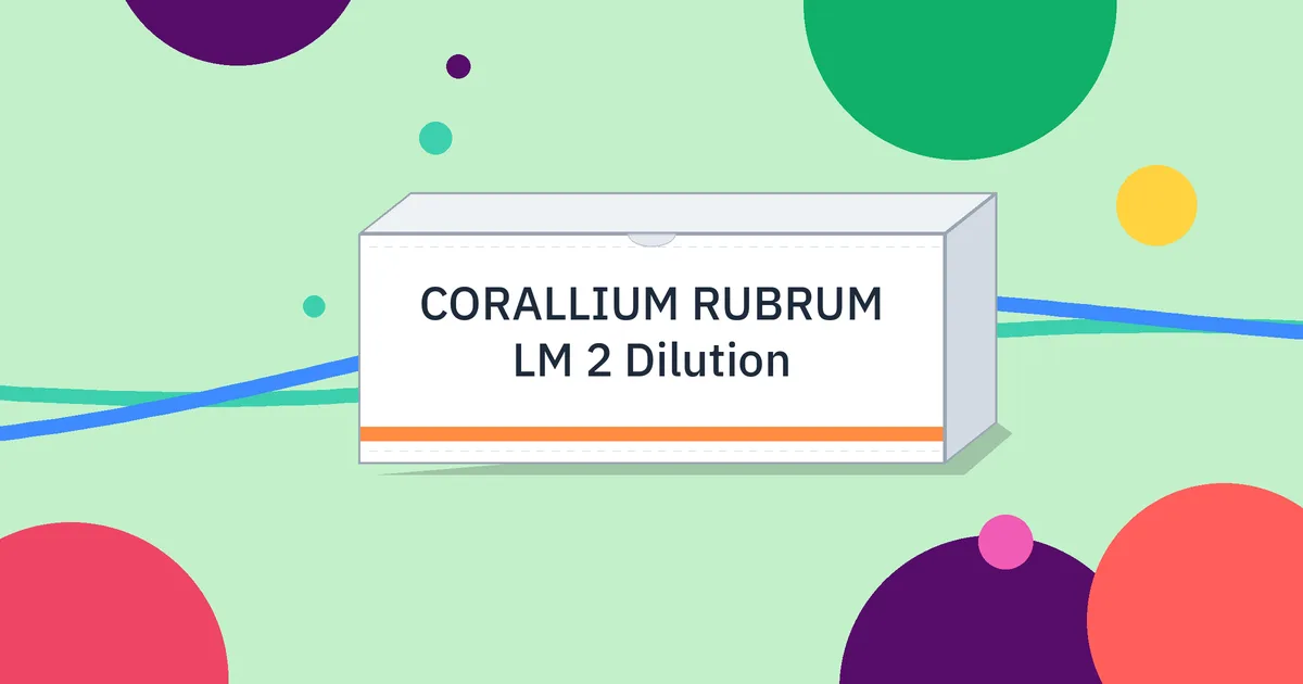 Symbolbild: Packung mit der Aufschrift CORALLIUM RUBRUM LM 2 Dilution (PZN 12833840) – Verfügbarkeit und Bezug in Apotheken in Frankfurt am Main