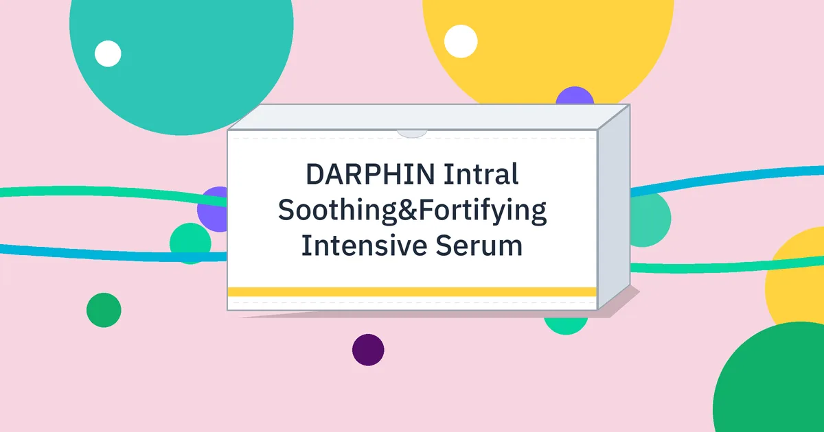Symbolbild: Packung mit der Aufschrift DARPHIN Intral Soothing&Fortifying Intensive Serum (PZN 18375628) – Verfügbarkeit und Bezug in Apotheken in Frankfurt am Main