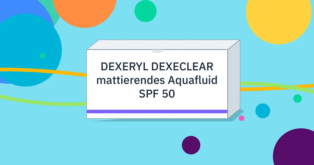 Symbolbild: Packung mit der Aufschrift DEXERYL DEXECLEAR mattierendes Aquafluid SPF 50 (PZN 19641807) – Verfügbarkeit und Bezug in Apotheken in Frankfurt am Main