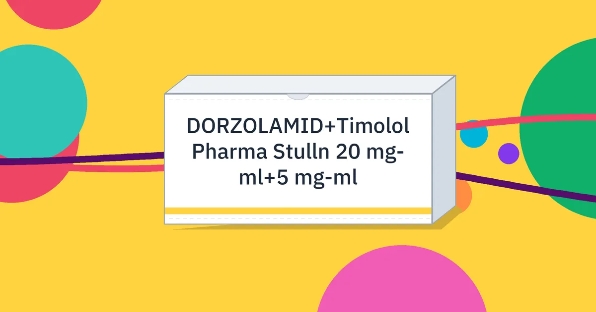 Symbolbild: Packung mit der Aufschrift DORZOLAMID+Timolol Pharma Stulln 20 mg-ml+5 mg-ml (PZN 18766369) – Verfügbarkeit und Bezug in Apotheken in Frankfurt am Main