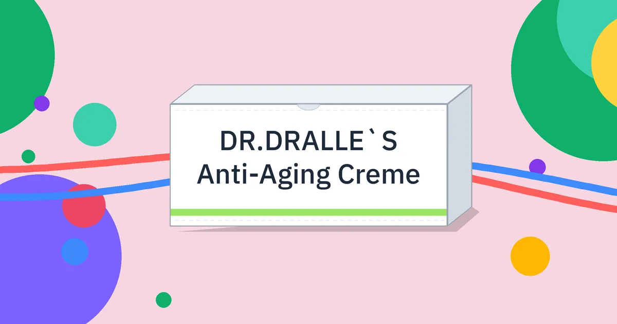 Symbolbild: Packung mit der Aufschrift DR.DRALLE`S Anti-Aging Creme (PZN 16703264) – Verfügbarkeit und Bezug in Apotheken in Frankfurt am Main