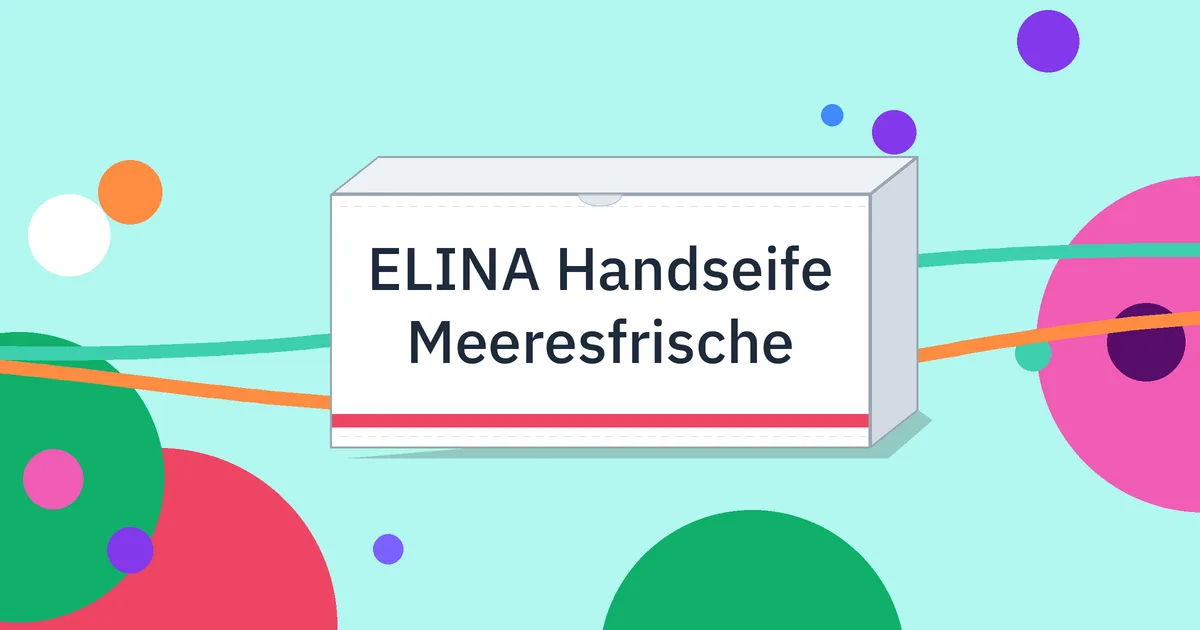 Symbolbild: Packung mit der Aufschrift ELINA Handseife Meeresfrische (PZN 17382862) – Verfügbarkeit und Bezug in Apotheken in Frankfurt am Main