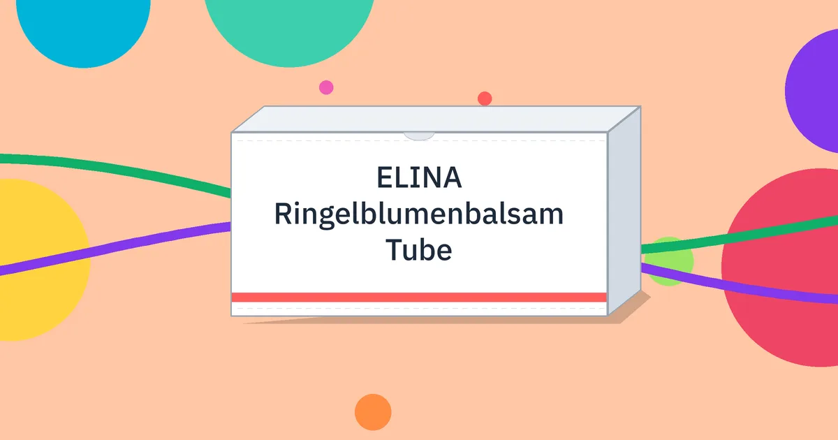 Symbolbild: Packung mit der Aufschrift ELINA Ringelblumenbalsam Tube (PZN 10778947) – Verfügbarkeit und Bezug in Apotheken in Frankfurt am Main