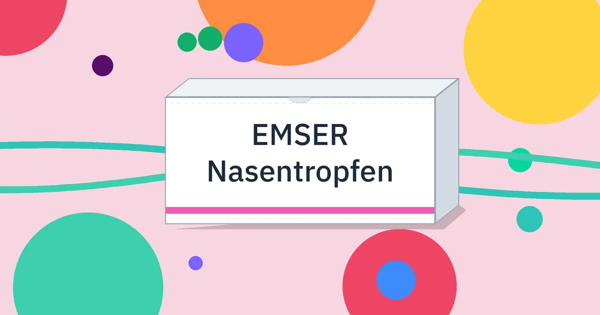 Symbolbild: Packung mit der Aufschrift EMSER Nasentropfen (PZN 10259785) – Verfügbarkeit und Bezug in Apotheken in Frankfurt am Main