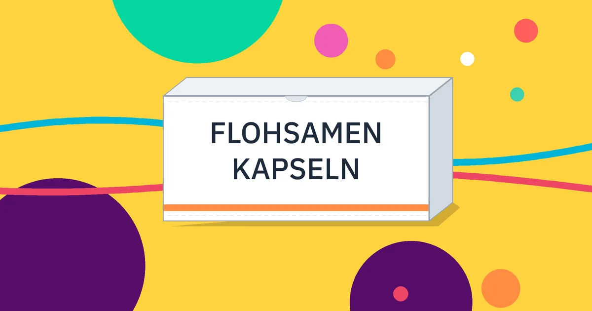Symbolbild: Packung mit der Aufschrift FLOHSAMEN KAPSELN (PZN 10323916) – Verfügbarkeit und Bezug in Apotheken in Frankfurt am Main