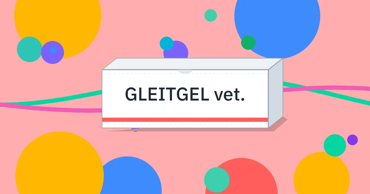 Symbolbild: Packung mit der Aufschrift GLEITGEL vet. (PZN 00911227) – Verfügbarkeit und Bezug in Apotheken in Frankfurt am Main