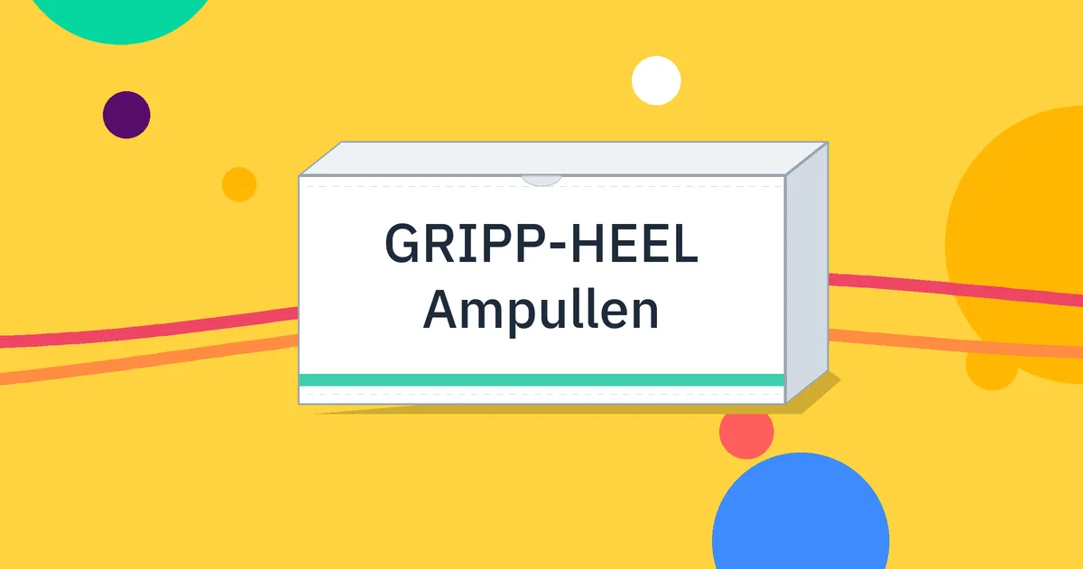 Symbolbild: Packung mit der Aufschrift GRIPP-HEEL Ampullen (PZN 00433288) – Verfügbarkeit und Bezug in Apotheken in Frankfurt am Main