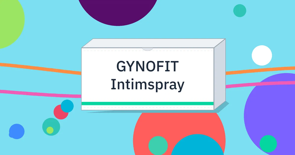 Symbolbild: Packung mit der Aufschrift GYNOFIT Intimspray (PZN 18671290) – Verfügbarkeit und Bezug in Apotheken in Frankfurt am Main