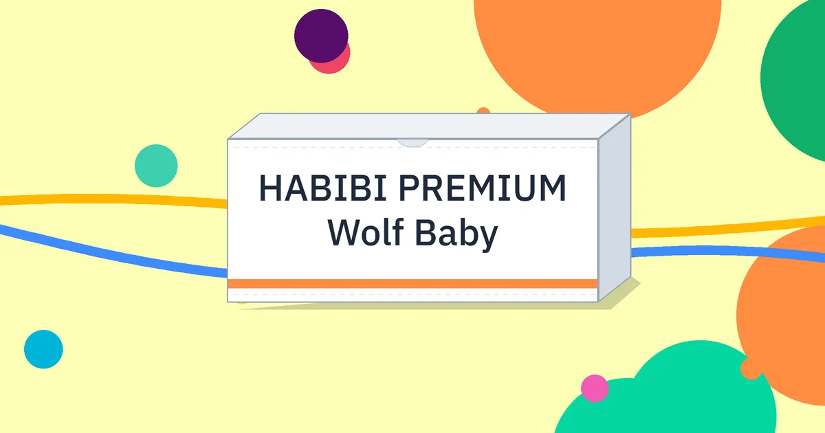 Symbolbild: Packung mit der Aufschrift HABIBI PREMIUM Wolf Baby (PZN 18749201) – Verfügbarkeit und Bezug in Apotheken in Frankfurt am Main