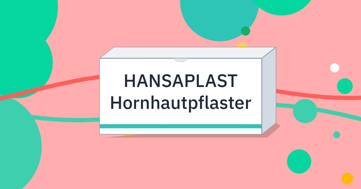 Symbolbild: Packung mit der Aufschrift HANSAPLAST Hornhautpflaster (PZN 00592182) – Verfügbarkeit und Bezug in Apotheken in Frankfurt am Main