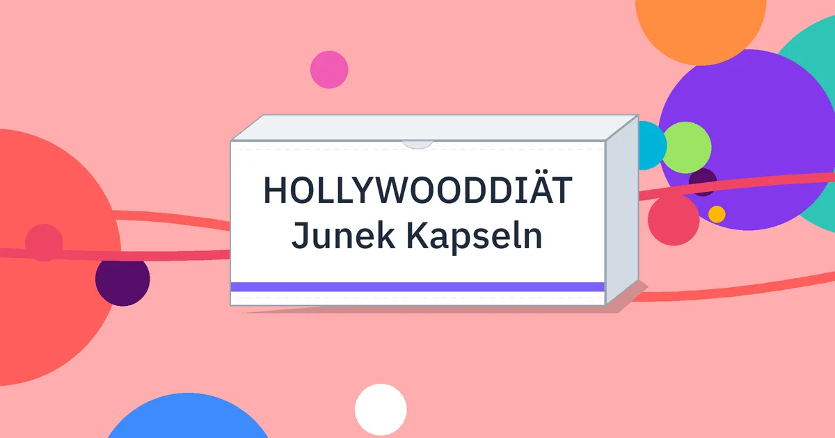 Symbolbild: Packung mit der Aufschrift HOLLYWOODDIÄT Junek Kapseln (PZN 03492771) – Verfügbarkeit und Bezug in Apotheken in Frankfurt am Main
