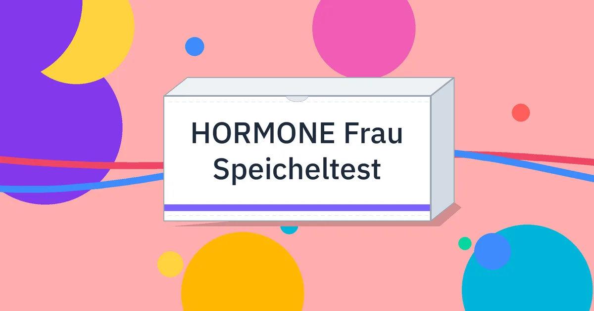 Symbolbild: Packung mit der Aufschrift HORMONE Frau Speicheltest (PZN 09541594) – Verfügbarkeit und Bezug in Apotheken in Frankfurt am Main