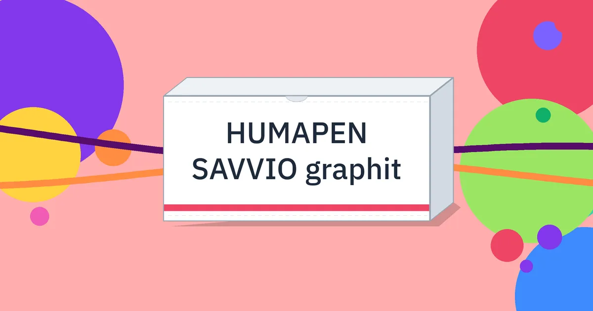 Symbolbild: Packung mit der Aufschrift HUMAPEN SAVVIO graphit (PZN 12608037) – Verfügbarkeit und Bezug in Apotheken in Frankfurt am Main
