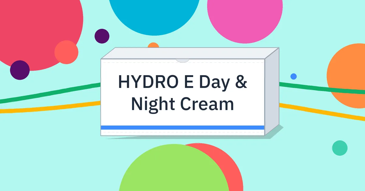 Symbolbild: Packung mit der Aufschrift HYDRO E Day & Night Cream (PZN 03663020) – Verfügbarkeit und Bezug in Apotheken in Frankfurt am Main
