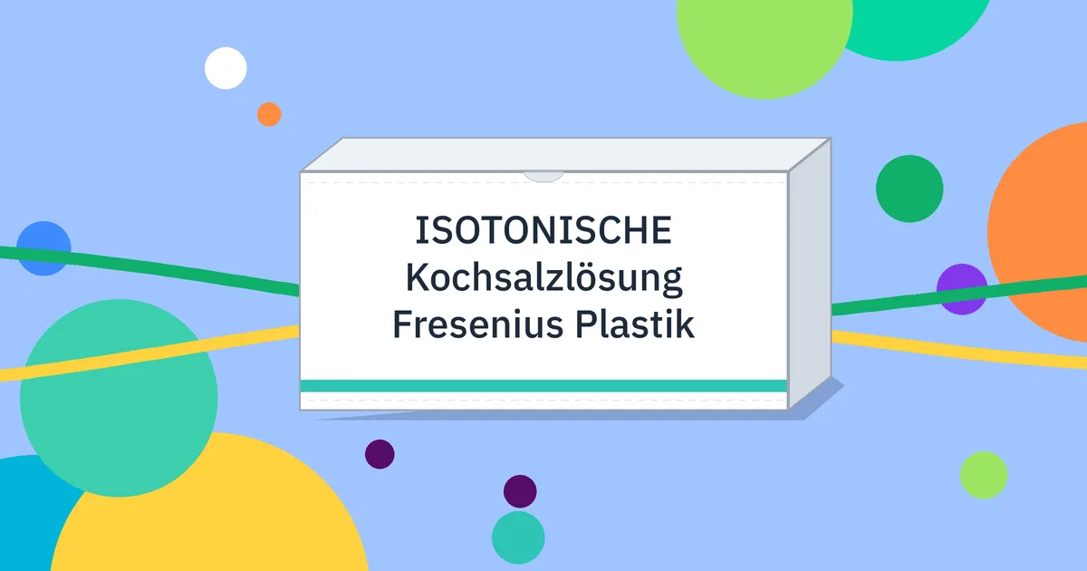 Symbolbild: Packung mit der Aufschrift ISOTONISCHE Kochsalzlösung Fresenius Plastik (PZN 18395559) – Verfügbarkeit und Bezug in Apotheken in Frankfurt am Main