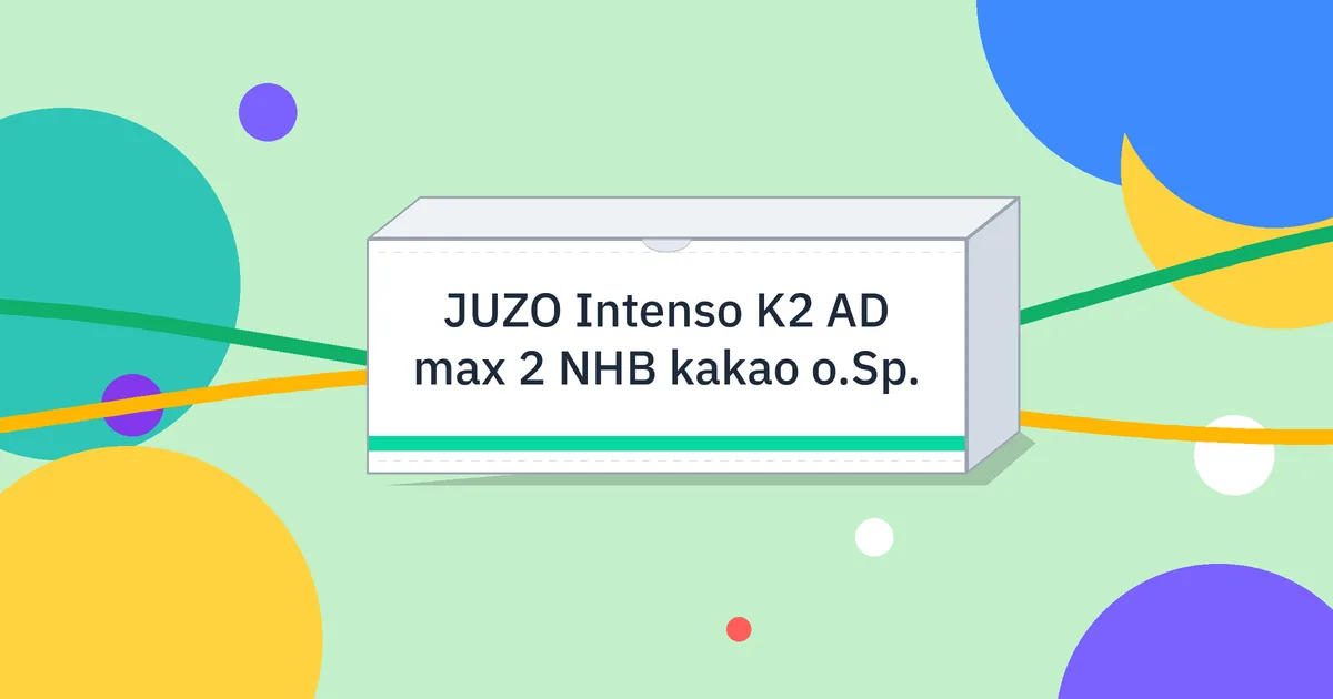 Symbolbild: Packung mit der Aufschrift JUZO Intenso K2 AD max 2 NHB kakao o.Sp. (PZN 18623523) – Verfügbarkeit und Bezug in Apotheken in Frankfurt am Main