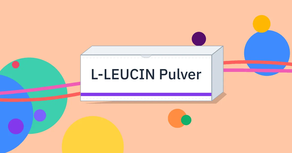Symbolbild: Packung mit der Aufschrift L-LEUCIN Pulver (PZN 01004017) – Verfügbarkeit und Bezug in Apotheken in Frankfurt am Main