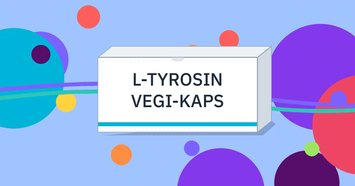 Symbolbild: Packung mit der Aufschrift L-TYROSIN VEGI-KAPS (PZN 10383048) – Verfügbarkeit und Bezug in Apotheken in Frankfurt am Main