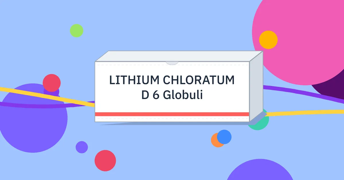Symbolbild: Packung mit der Aufschrift LITHIUM CHLORATUM D 6 Globuli (PZN 16692106) – Verfügbarkeit und Bezug in Apotheken in Frankfurt am Main