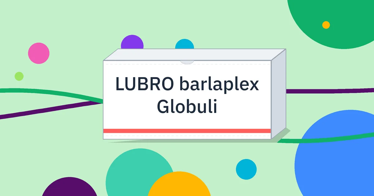 Symbolbild: Packung mit der Aufschrift LUBRO barlaplex Globuli (PZN 19417091) – Verfügbarkeit und Bezug in Apotheken in Frankfurt am Main