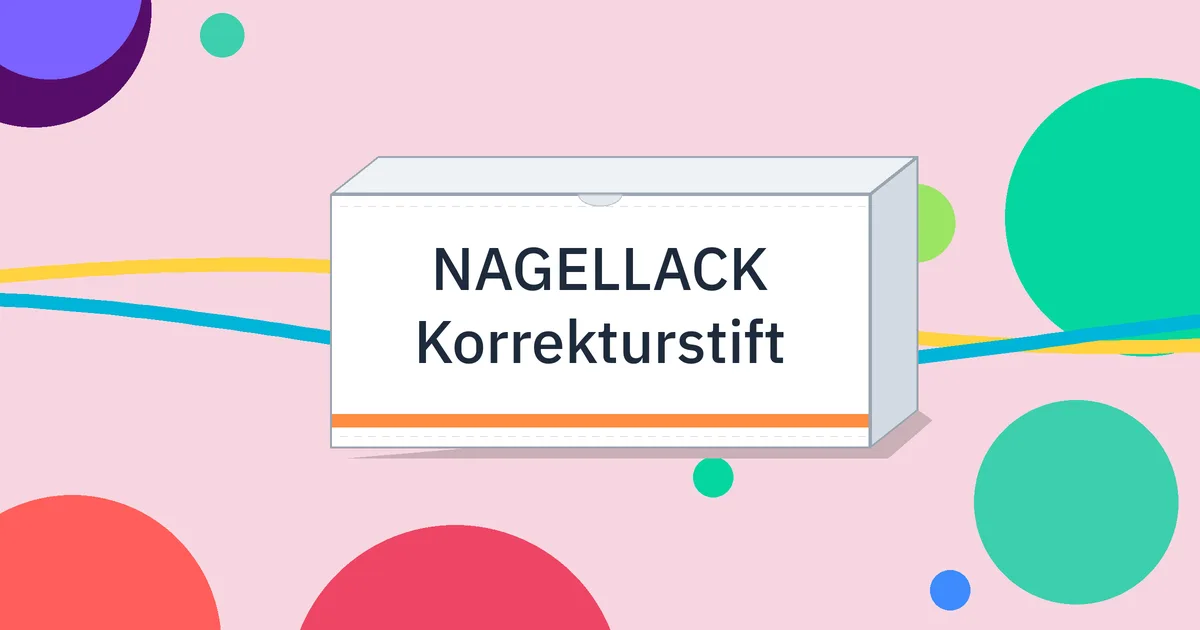 Symbolbild: Packung mit der Aufschrift NAGELLACK Korrekturstift (PZN 06153791) – Verfügbarkeit und Bezug in Apotheken in Frankfurt am Main