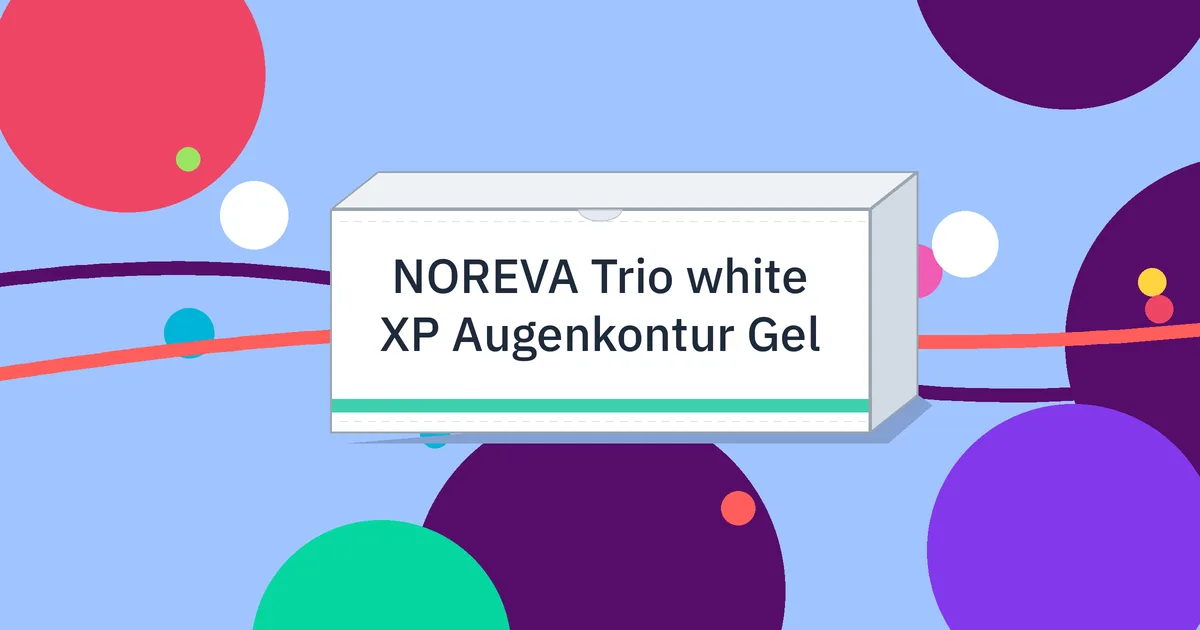 Symbolbild: Packung mit der Aufschrift NOREVA Trio white XP Augenkontur Gel (PZN 17592335) – Verfügbarkeit und Bezug in Apotheken in Frankfurt am Main