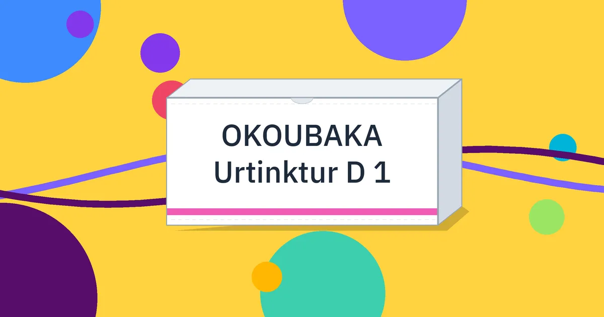 Symbolbild: Packung mit der Aufschrift OKOUBAKA Urtinktur D 1 (PZN 02124999) – Verfügbarkeit und Bezug in Apotheken in Frankfurt am Main
