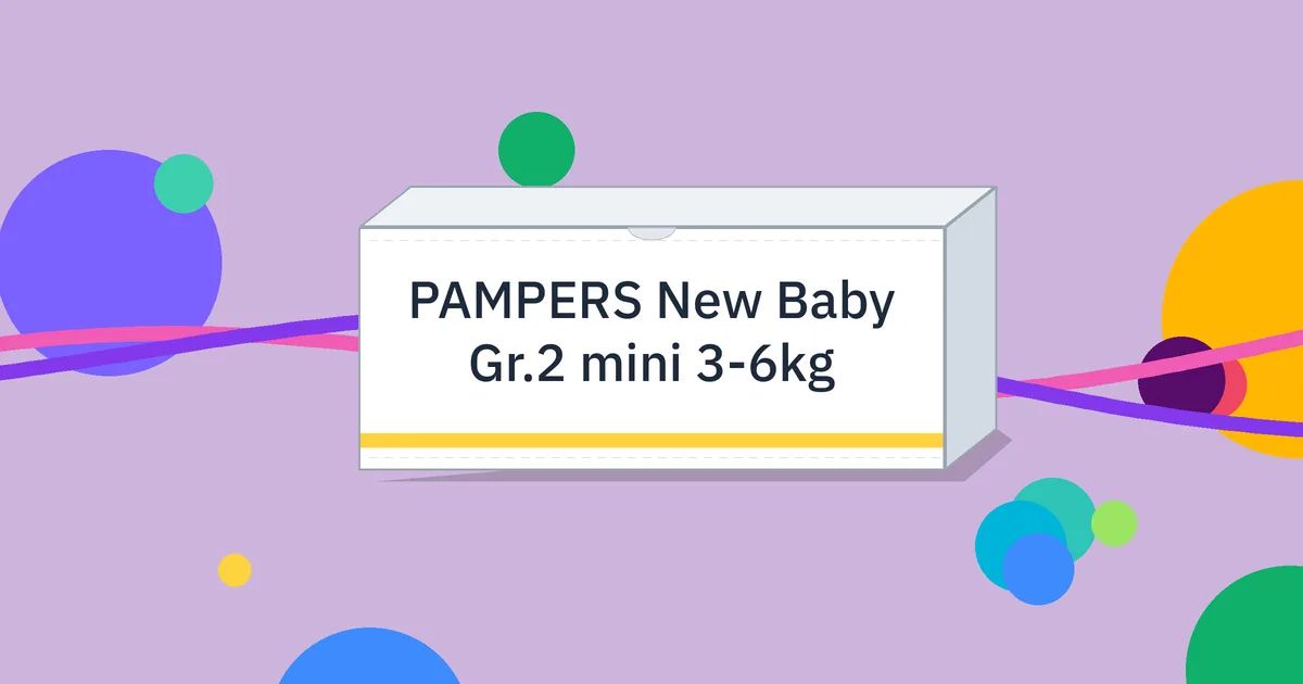 Symbolbild: Packung mit der Aufschrift PAMPERS New Baby Gr.2 mini 3-6kg (PZN 04795953) – Verfügbarkeit und Bezug in Apotheken in Frankfurt am Main