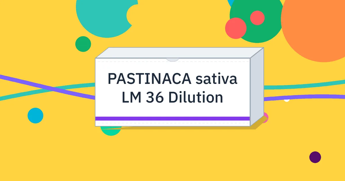 Symbolbild: Packung mit der Aufschrift PASTINACA sativa LM 36 Dilution (PZN 13632552) – Verfügbarkeit und Bezug in Apotheken in Frankfurt am Main