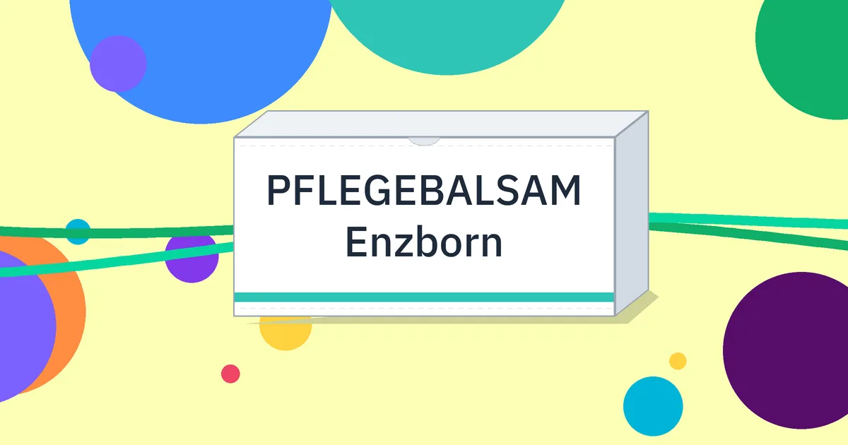 Symbolbild: Packung mit der Aufschrift PFLEGEBALSAM Enzborn (PZN 14370048) – Verfügbarkeit und Bezug in Apotheken in Frankfurt am Main