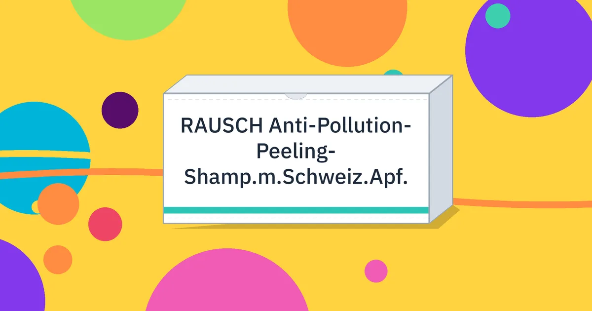 Symbolbild: Packung mit der Aufschrift RAUSCH Anti-Pollution-Peeling-Shamp.m.Schweiz.Apf. (PZN 19231831) – Verfügbarkeit und Bezug in Apotheken in Frankfurt am Main