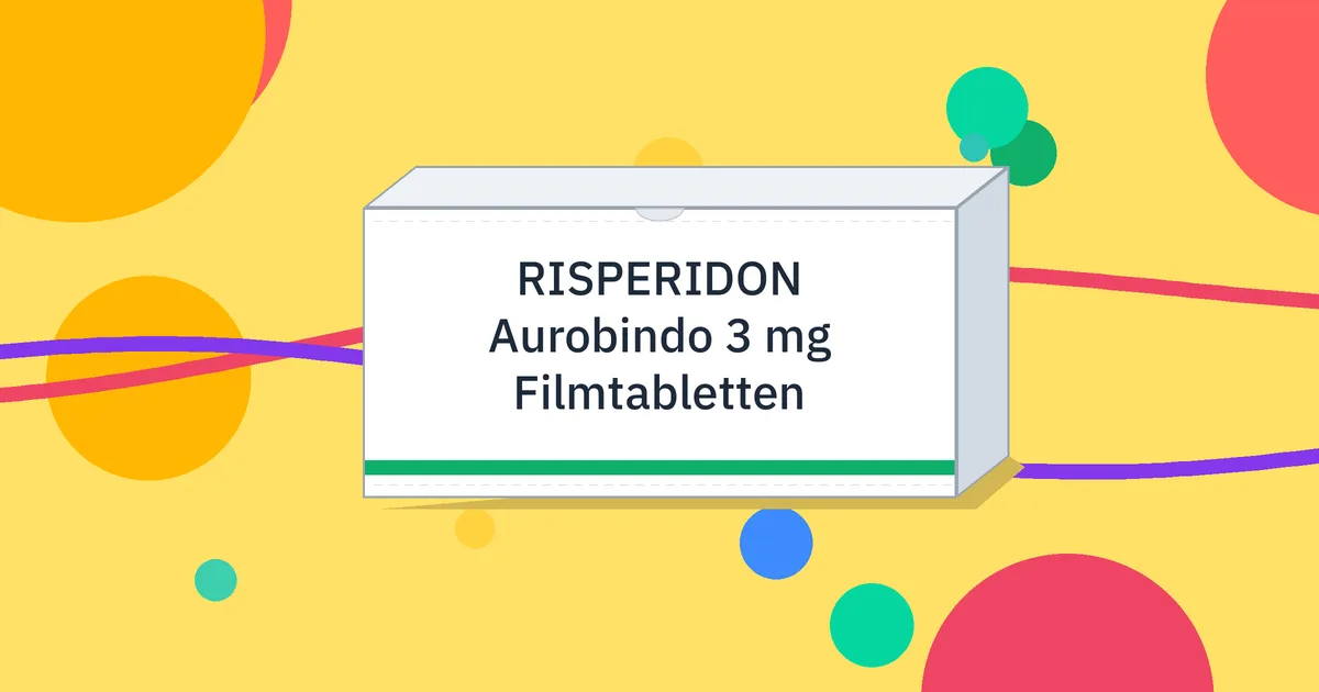 Symbolbild: Packung mit der Aufschrift RISPERIDON Aurobindo 3 mg Filmtabletten (PZN 07713772) – Verfügbarkeit und Bezug in Apotheken in Frankfurt am Main
