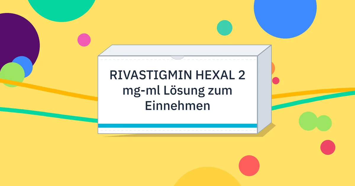 Symbolbild: Packung mit der Aufschrift RIVASTIGMIN HEXAL 2 mg-ml Lösung zum Einnehmen (PZN 09302553) – Verfügbarkeit und Bezug in Apotheken in Frankfurt am Main