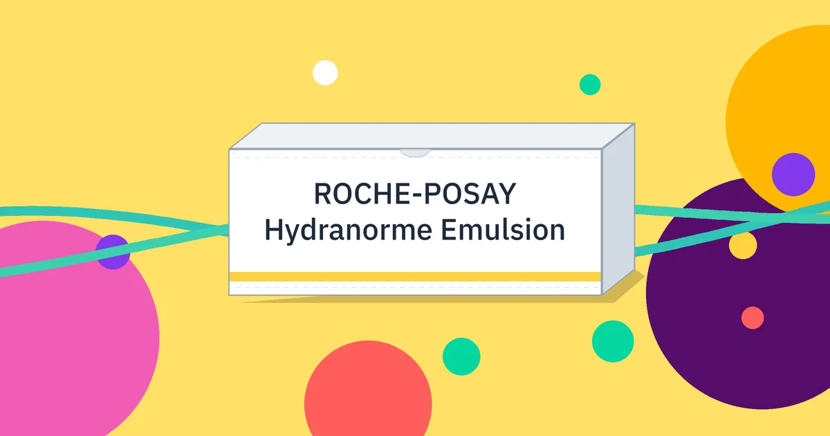 Symbolbild: Packung mit der Aufschrift ROCHE-POSAY Hydranorme Emulsion (PZN 01978392) – Verfügbarkeit und Bezug in Apotheken in Frankfurt am Main