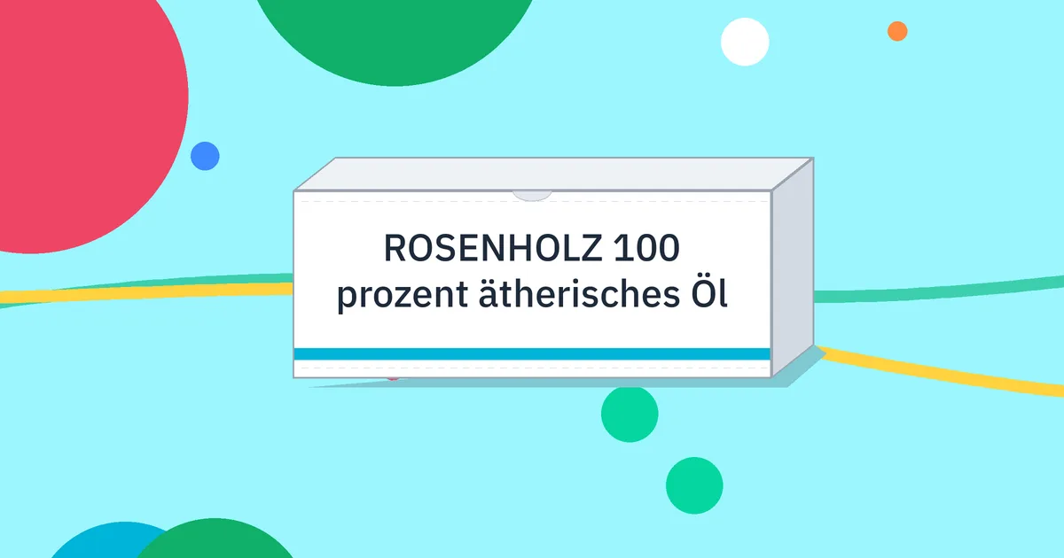 Symbolbild: Packung mit der Aufschrift ROSENHOLZ 100 prozent ätherisches Öl (PZN 07206199) – Verfügbarkeit und Bezug in Apotheken in Frankfurt am Main