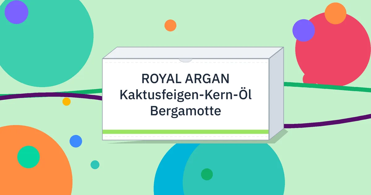 Symbolbild: Packung mit der Aufschrift ROYAL ARGAN Kaktusfeigen-Kern-Öl Bergamotte (PZN 16601262) – Verfügbarkeit und Bezug in Apotheken in Frankfurt am Main
