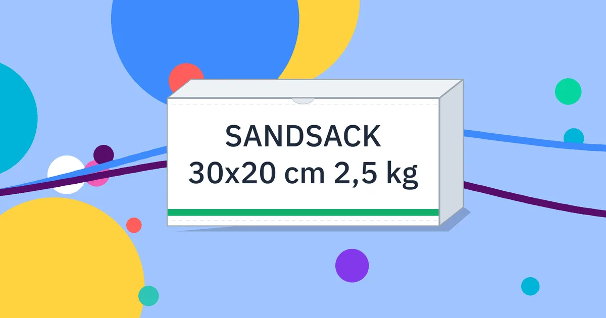 Symbolbild: Packung mit der Aufschrift SANDSACK 30x20 cm 2,5 kg (PZN 04849459) – Verfügbarkeit und Bezug in Apotheken in Frankfurt am Main