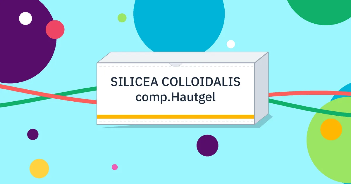 Symbolbild: Packung mit der Aufschrift SILICEA COLLOIDALIS comp.Hautgel (PZN 09440746) – Verfügbarkeit und Bezug in Apotheken in Frankfurt am Main