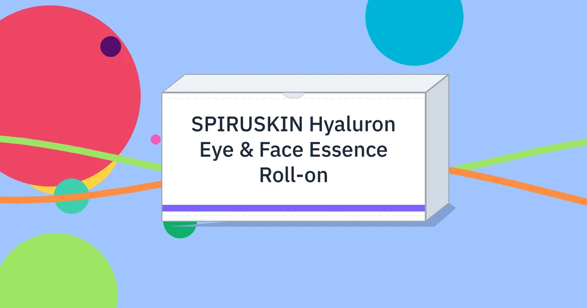 Symbolbild: Packung mit der Aufschrift SPIRUSKIN Hyaluron Eye & Face Essence Roll-on (PZN 16791328) – Verfügbarkeit und Bezug in Apotheken in Frankfurt am Main