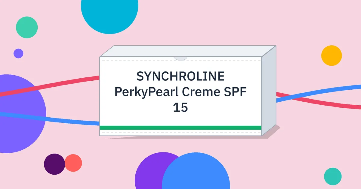 Symbolbild: Packung mit der Aufschrift SYNCHROLINE PerkyPearl Creme SPF 15 (PZN 14317947) – Verfügbarkeit und Bezug in Apotheken in Frankfurt am Main