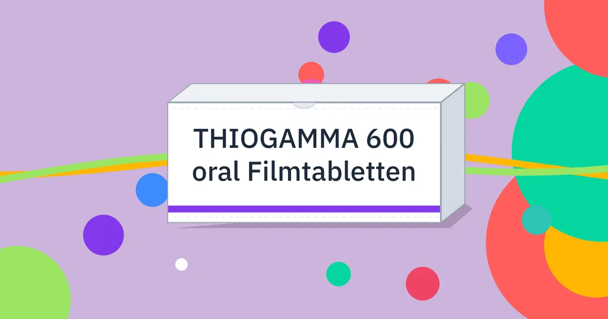 Symbolbild: Packung mit der Aufschrift THIOGAMMA 600 oral Filmtabletten (PZN 04972013) – Verfügbarkeit und Bezug in Apotheken in Frankfurt am Main
