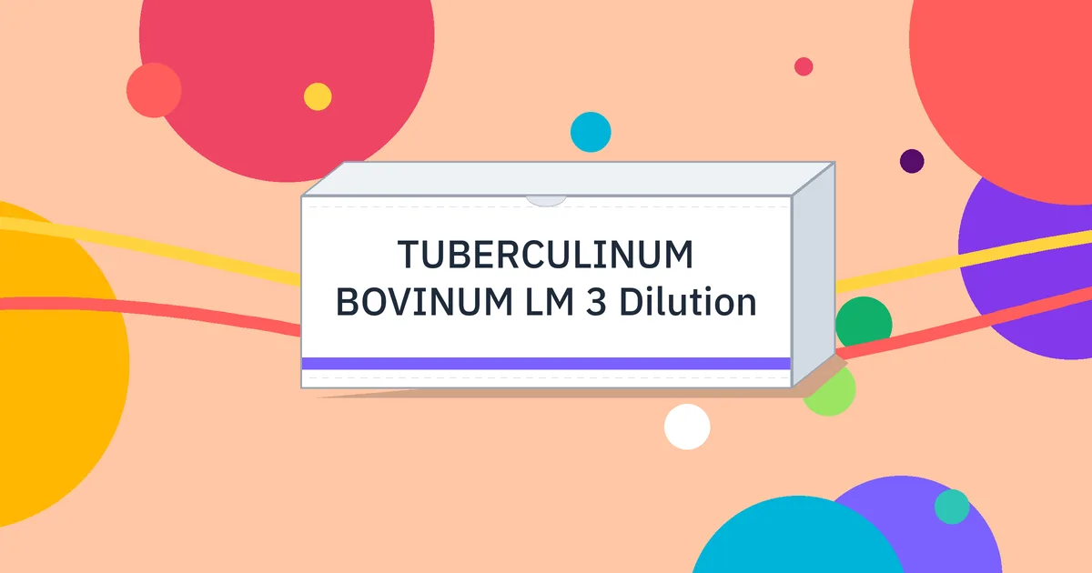 Symbolbild: Packung mit der Aufschrift TUBERCULINUM BOVINUM LM 3 Dilution (PZN 13253866) – Verfügbarkeit und Bezug in Apotheken in Frankfurt am Main